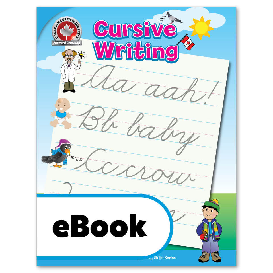 Cursive Writing Workbook PDF – Digital eBook Download — Telegraph Road