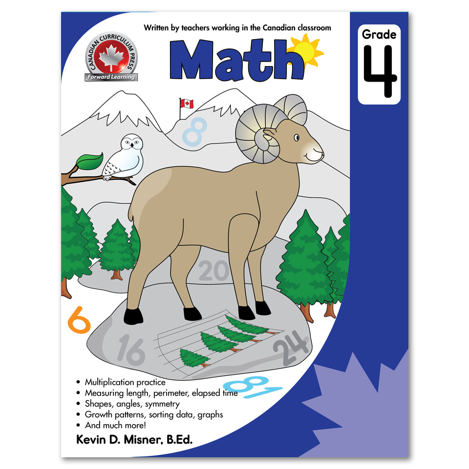 Grade 4 Math Workbook│Canadian Curriculum Press — Telegraph Road ...
