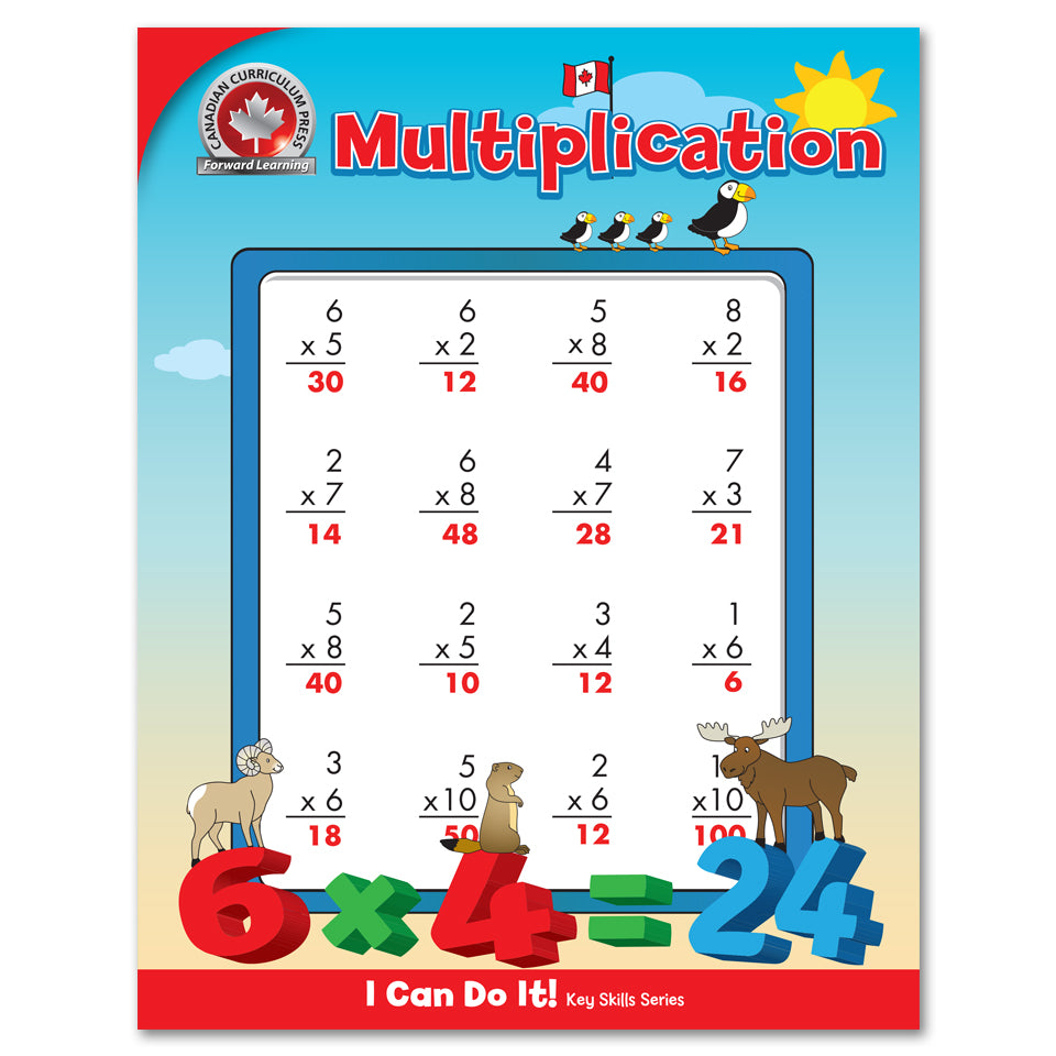 Multiplication Facts Workbook for Kids | — Telegraph Road Entertainment