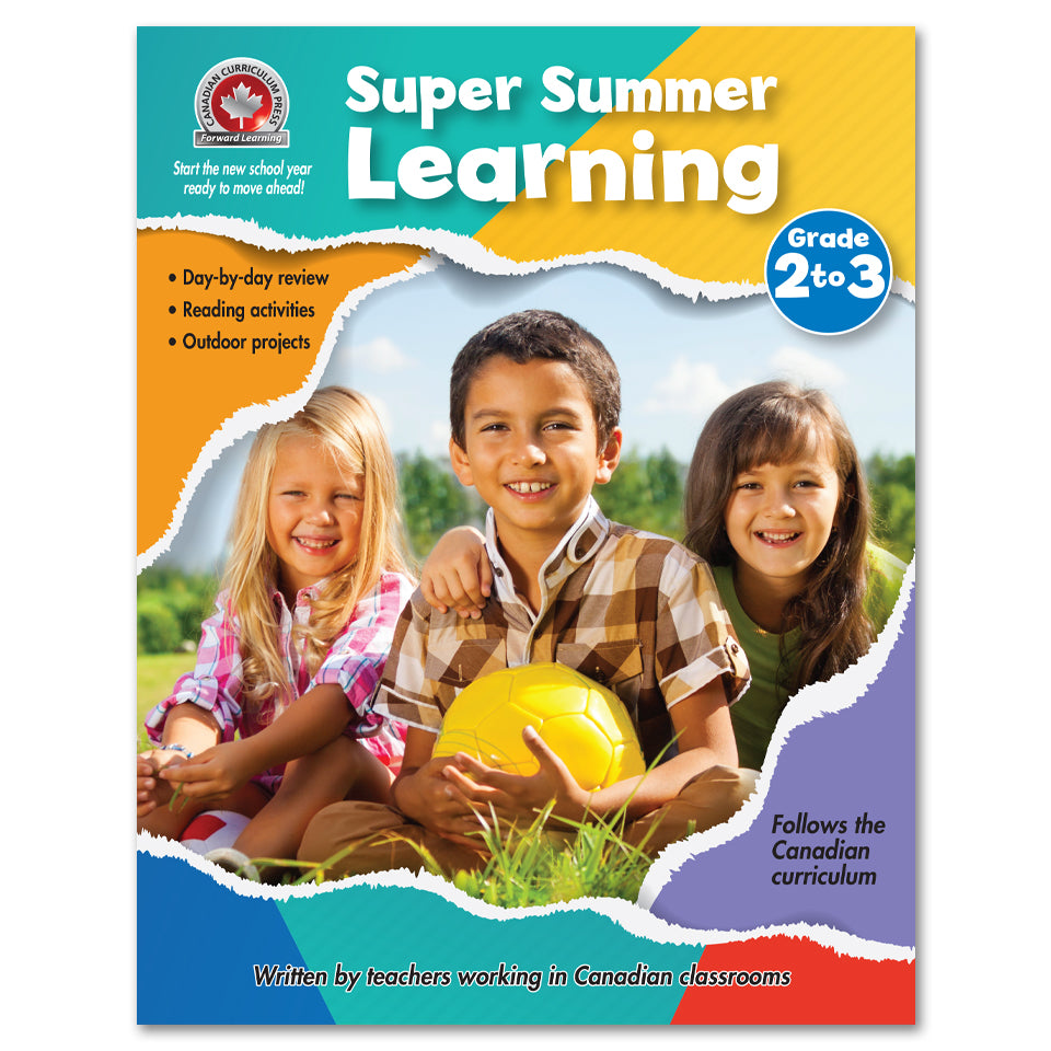 Super Summer Learning Workbook Grade 2 to Grade 3 │Canadian Curriculum ...