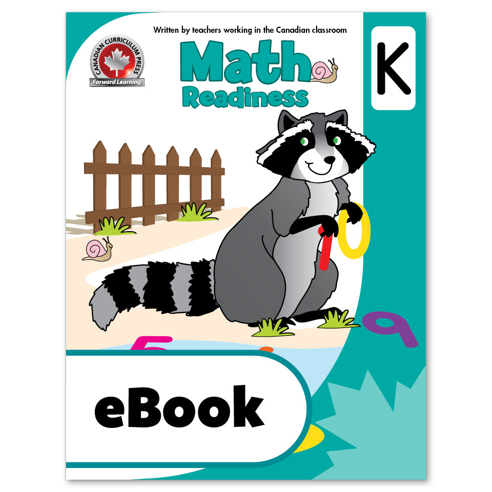 eBook Math Kindergarten Workbook│Canadian Curriculum Press — Telegraph Road