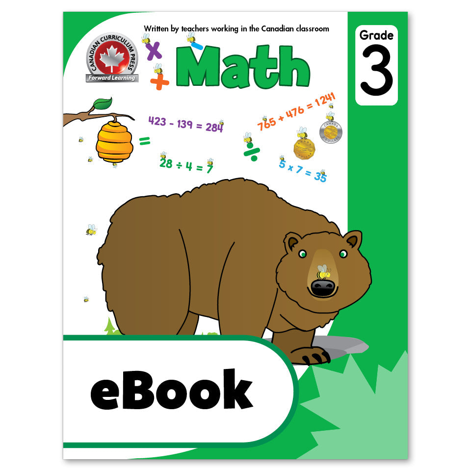 eBook Math Grade 3 Workbook│Canadian Curriculum Press — Telegraph Road