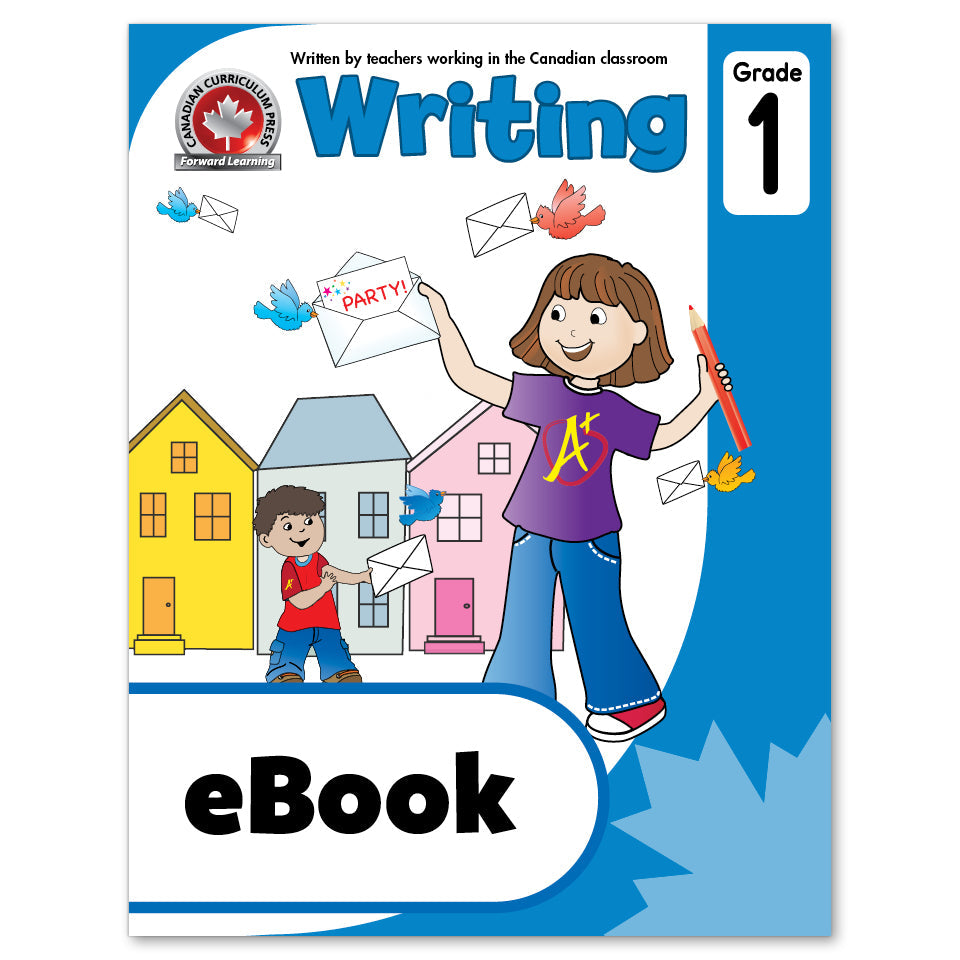 eBook Grade 1 Writing Workbook│Canadian Curriculum Press — Telegraph ...