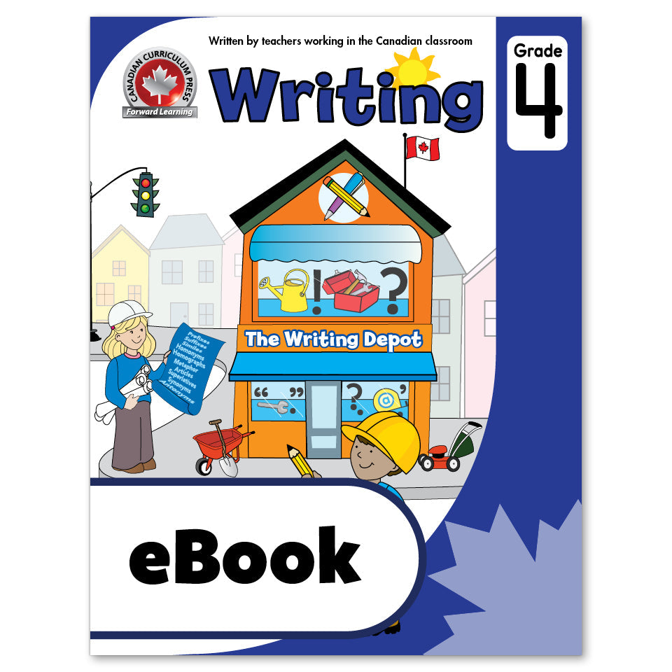 eBook Grade 4 Writing Workbook│Canadian Curriculum Press — Telegraph ...