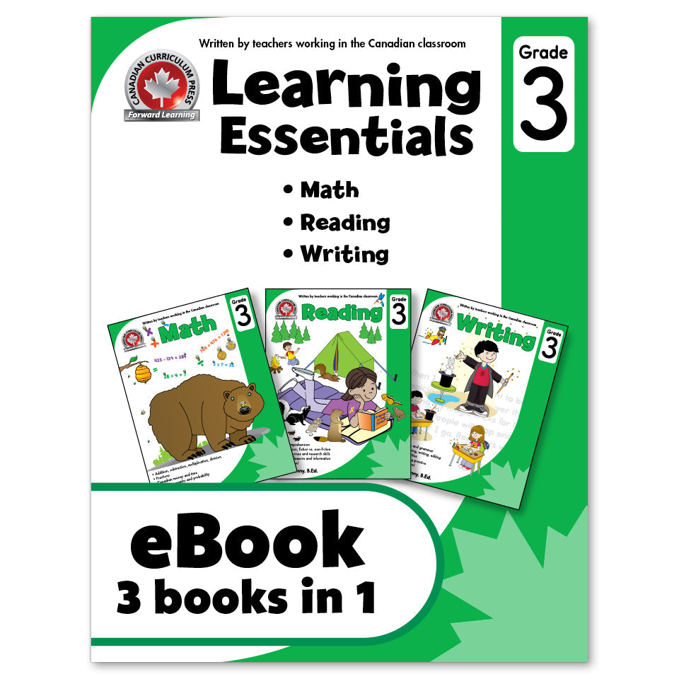 Grade 3 eBook Learning Essentials Workbook│Canadian Curriculum Press ...