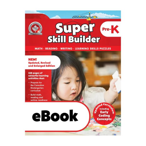 Super Skill Builders Pre-K eBook – 328-Page Printable PDF — Telegraph Road