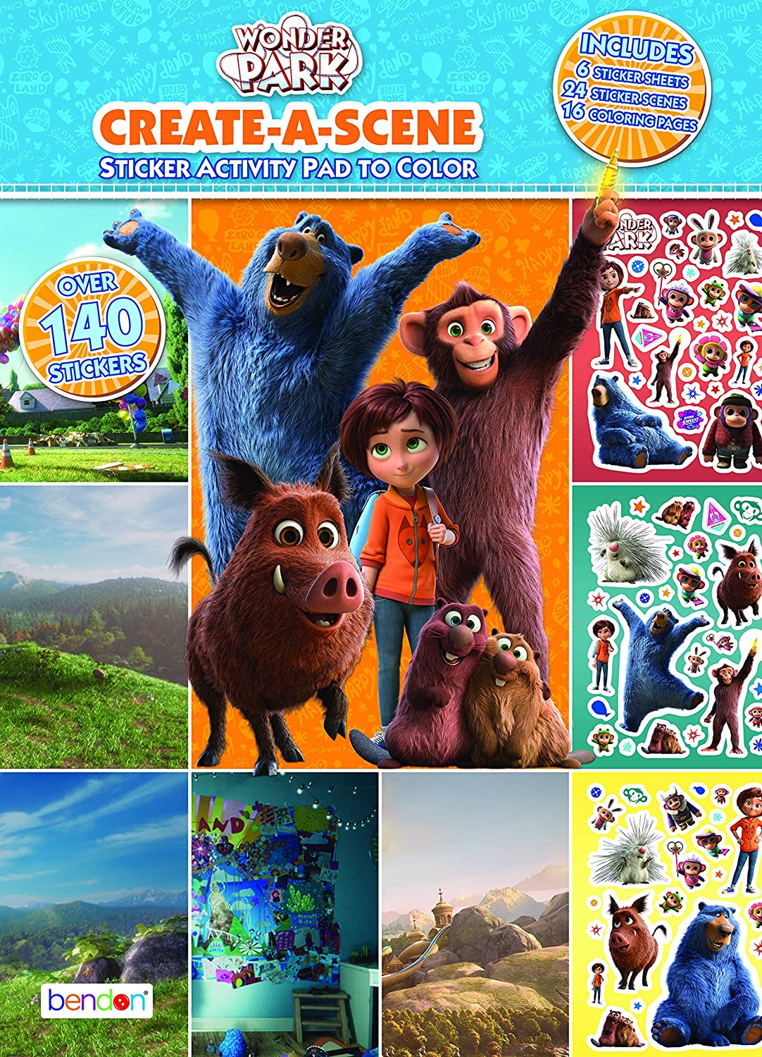 Wonder Park Create-A-Scene Coloring Pad — Telegraph Road Entertainment