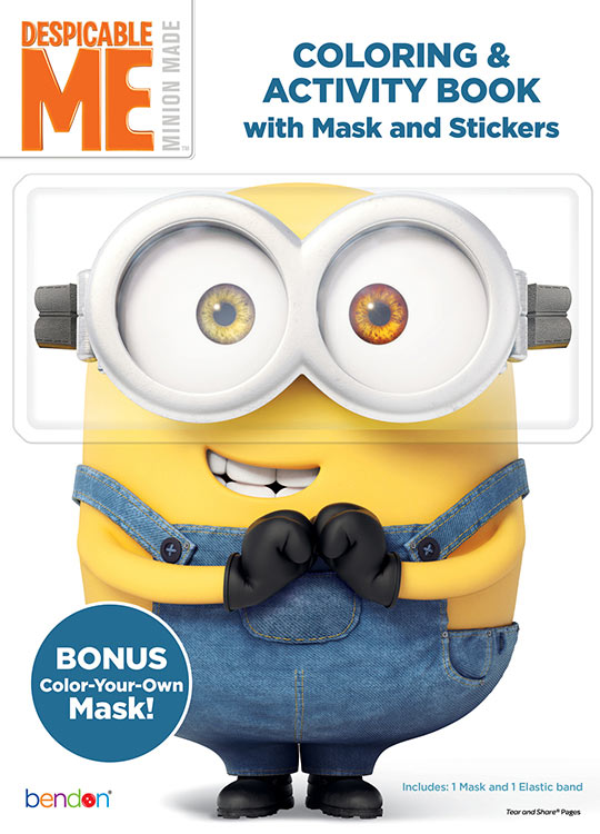 Minions Coloring and Activity Book with Mask — Telegraph Road Entertainment