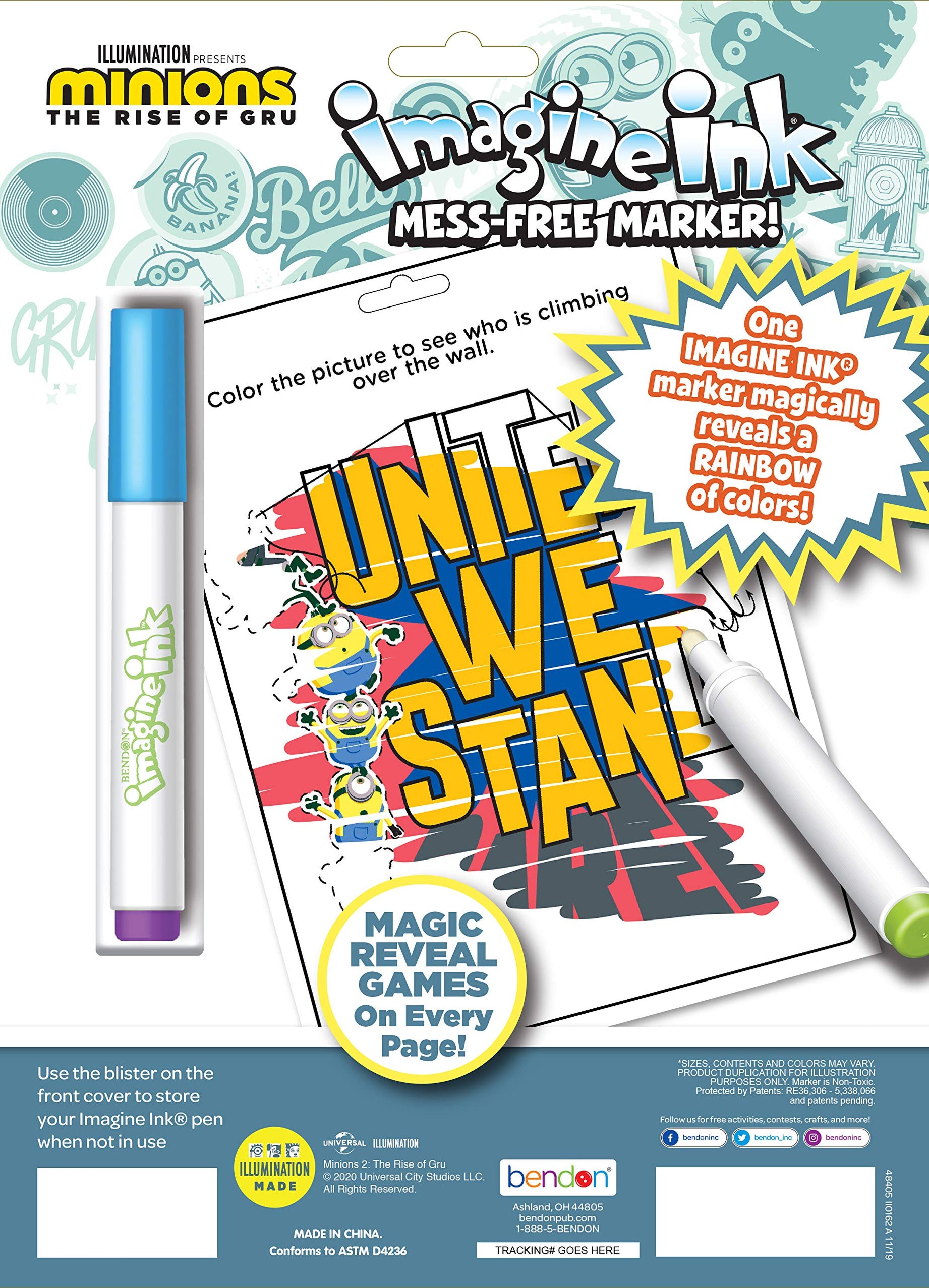 Minions 2 Imagine Ink Coloring Book — Telegraph Road Entertainment