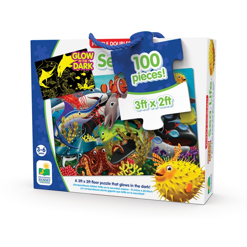 Puzzle Doubles - Glow in The Dark - Sea Life | telegraphroad.ca ...